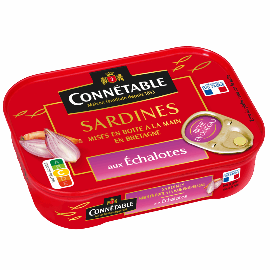 Sardines, aux échalotes - Connétable